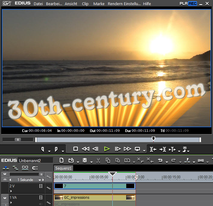 EDIUS 6.5 und Plugins - Effektvolle animierte Titel - Film Bearbeitung