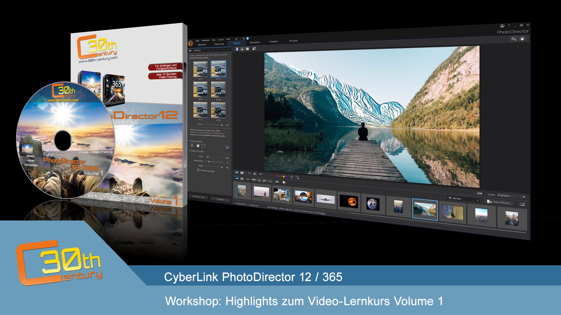 NEU!! Video-Lernkurs Volume 1 zur Bildbearbeitung mit CyberLink ...