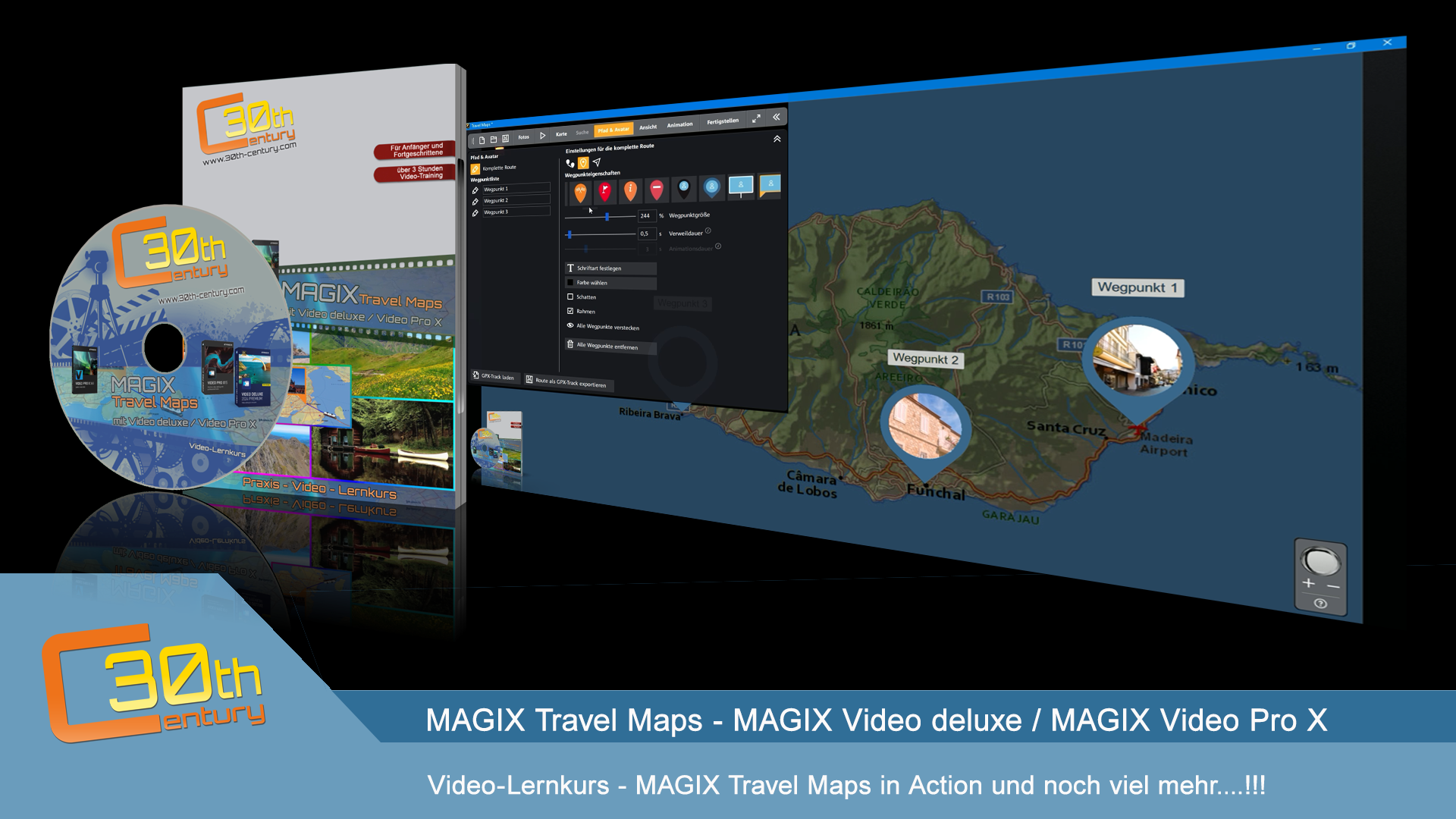Reiserouten-Erstellung und Animation mit MAGIX Travel Maps - Film ...