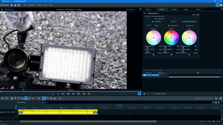 MAGIX Video - 3 Wege-Farbkorrektur - Color Grading - Grundlagen ...